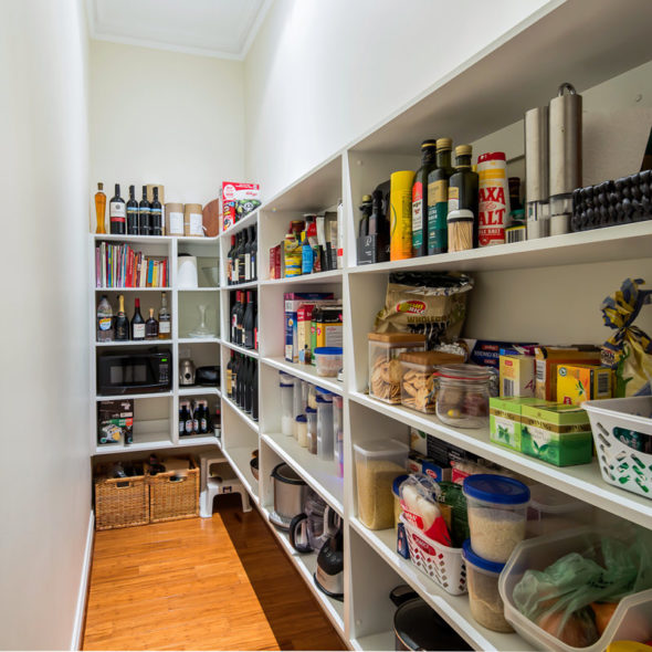 walk-in shelving | Precision Homes